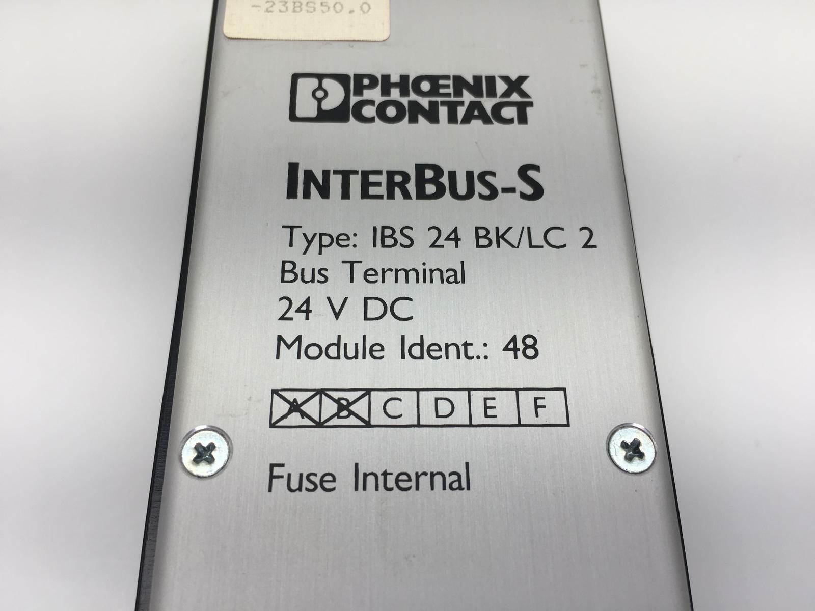 Phoenix Contact Interbus-S IBS 24 BK/LC 2 Bus Terminal 2759090 Ausf. B ...