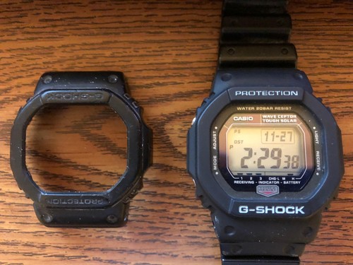 Genuine Casio G-SHOCK Gw-5600j Dw-56rt Dw-56rtwc Watch Bezel Black ...