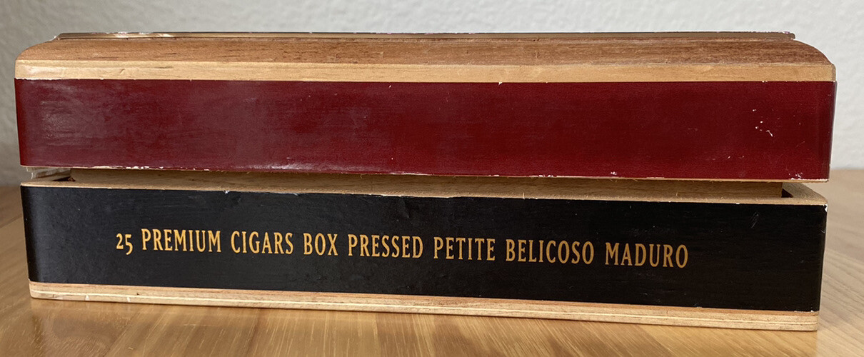 Collectable Indian Tabac Cigar Co. Wooden Cigars Box Super Fuerte ...