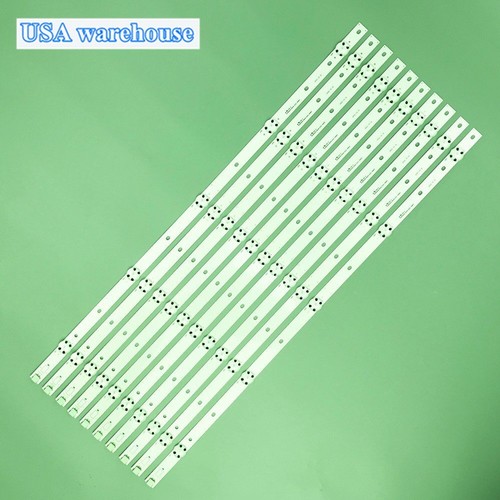 7 LED Beads Per Strip 10-Pack LED Backlight Strips For Vizio E60U-D3 TV ...