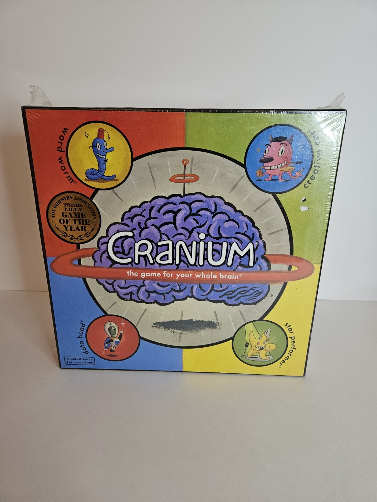 Cranium The Game 4 Your Whole Brain 1998 Outrageous Game Board ...
