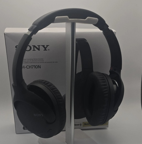 Sony WH-CH710N Wireless Noise Cancelling Over-Ear Headphones Black Open ...