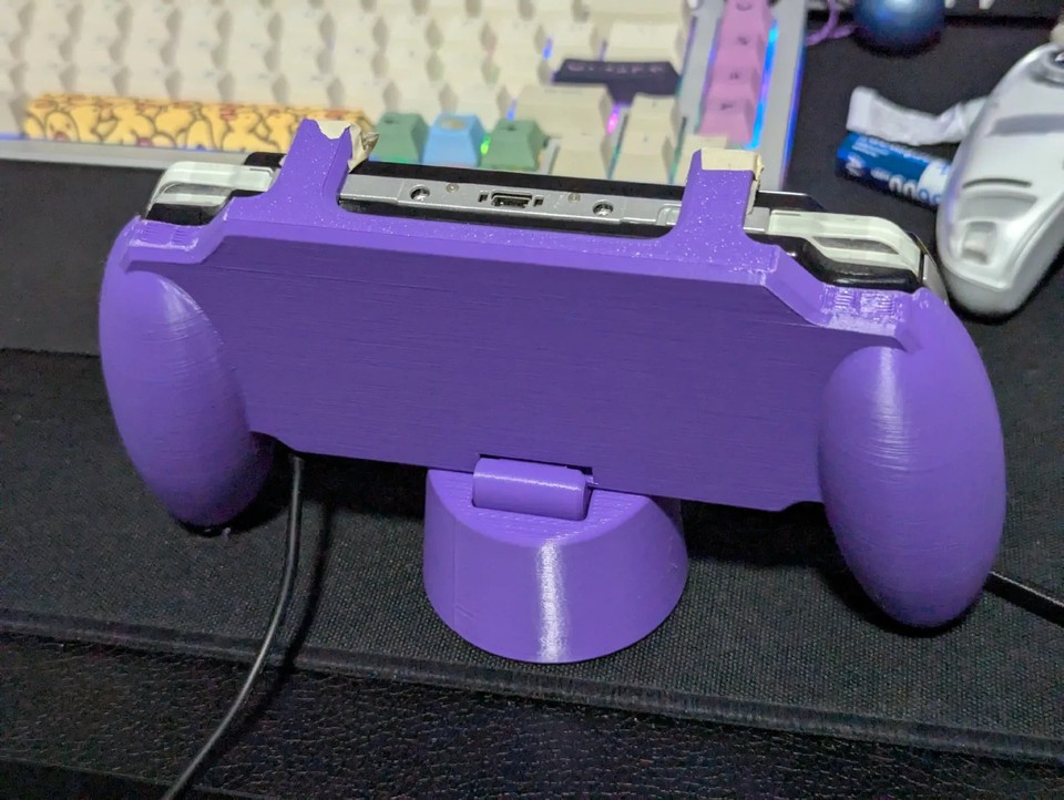 PSP 2000/3000 Comfort Grip with Display Stand - Ergonomic Gaming ...