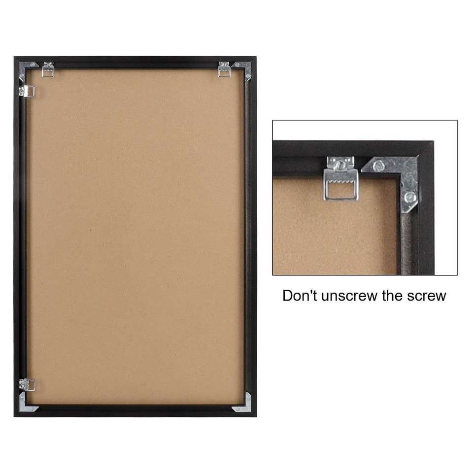 36x48 Poster frame, Plexiglass, Black Snap Frames, Coating Aluminum Profile, ... | eBay