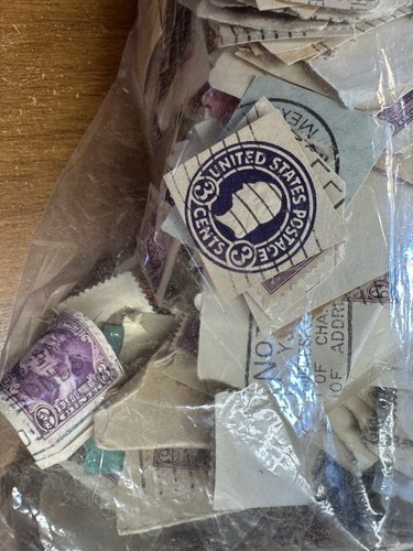 Over 5 1/2 pounds US Stamps on Paper 1930-1950 Estate Find | eBay