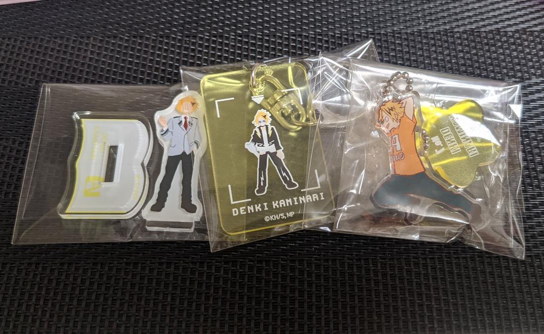 My Hero Academia Jump Acrylic Key Ring MHA Anime Denki Kaminari Lot of ...