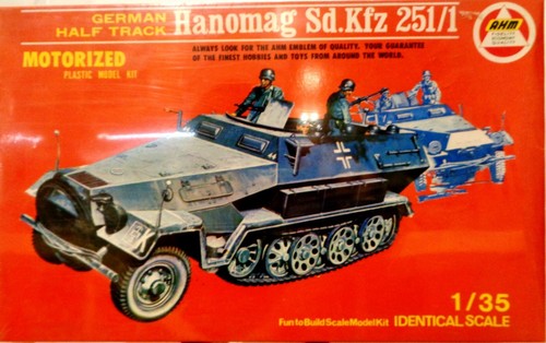 WW II HALF TRACK HANOMAG Sd Kfz 25/1 VINTAGE 1970's MOTORIZED | eBay