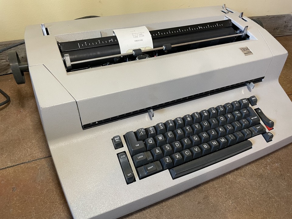 Vintage IBM Correcting Selectric II Typewriter Keys Stick For Parts Or ...