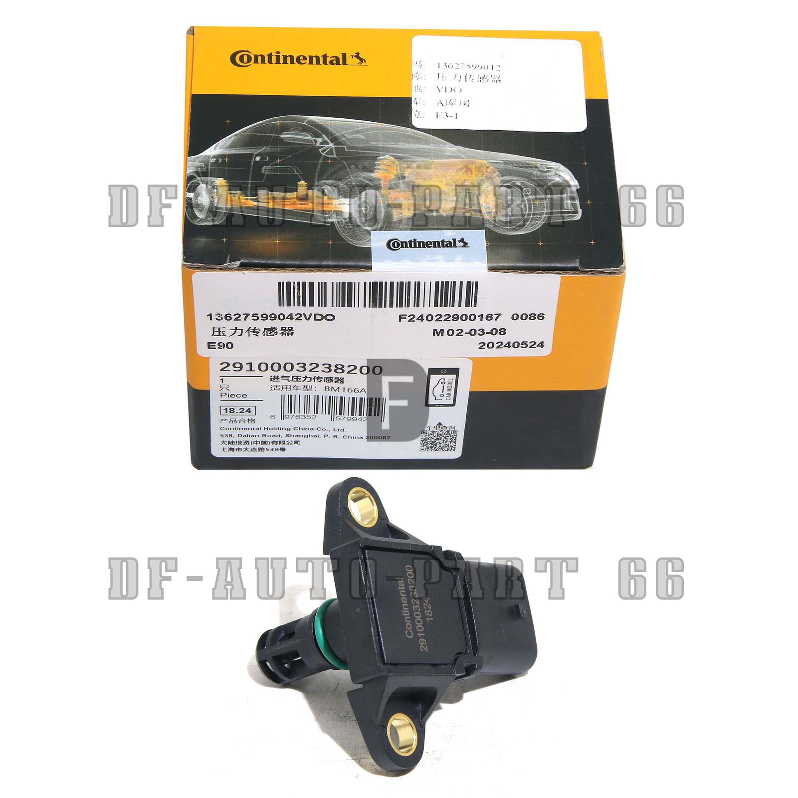 OEM VDO MAP Manifold Pressure Sensor 13627599042 for BMW X5 X6 640i ...