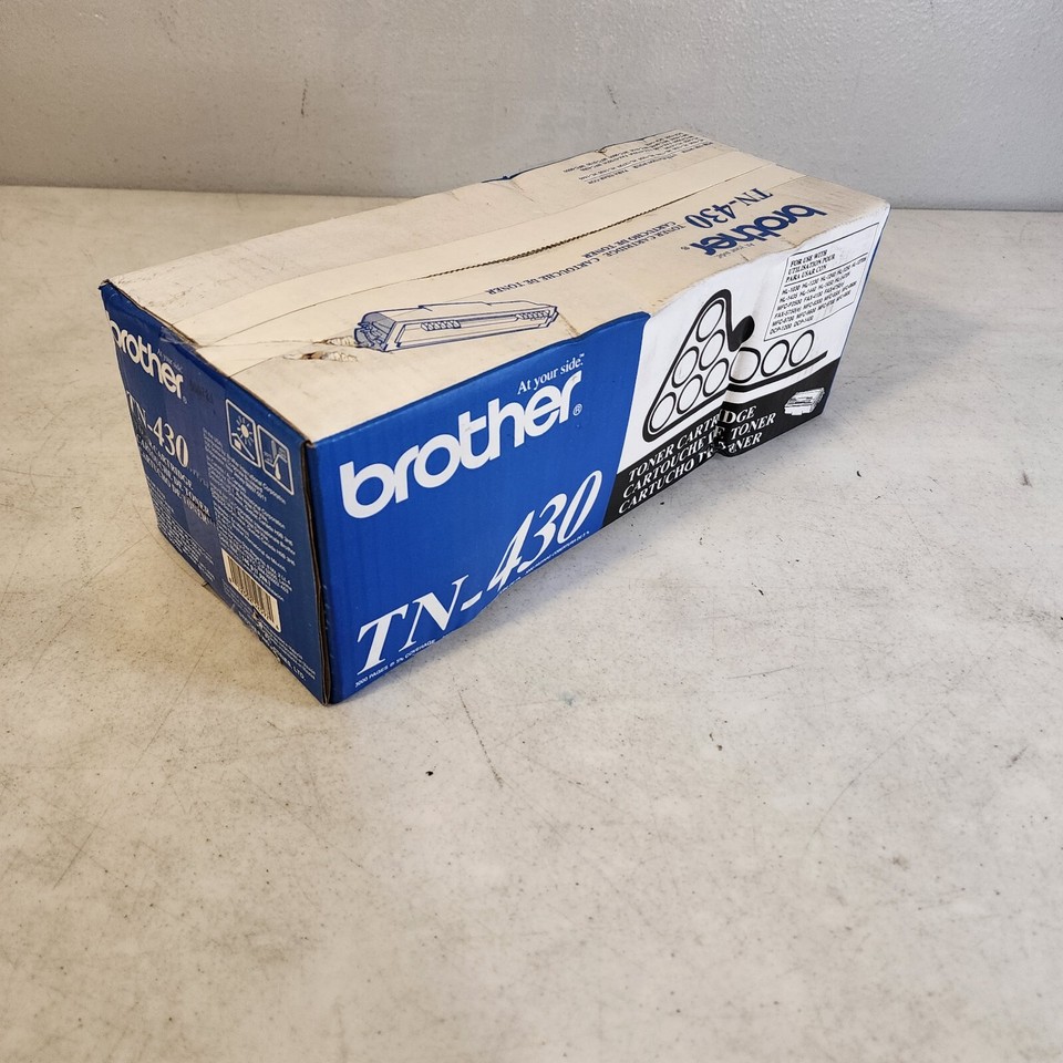 Brother TN-430 Black Toner Cartridge Genuine OEM Sealed Box free ship ...