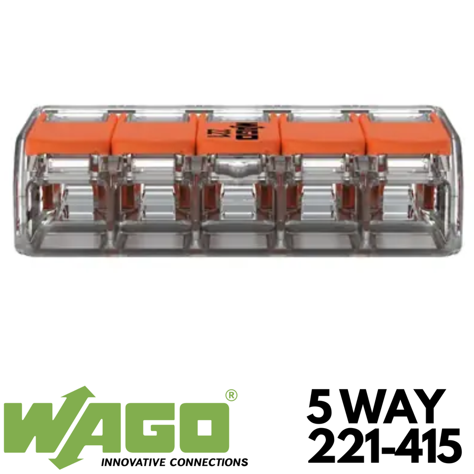 WAGO 221 Lever Wire Connectors – Splicing Quick Electrical Terminal ...
