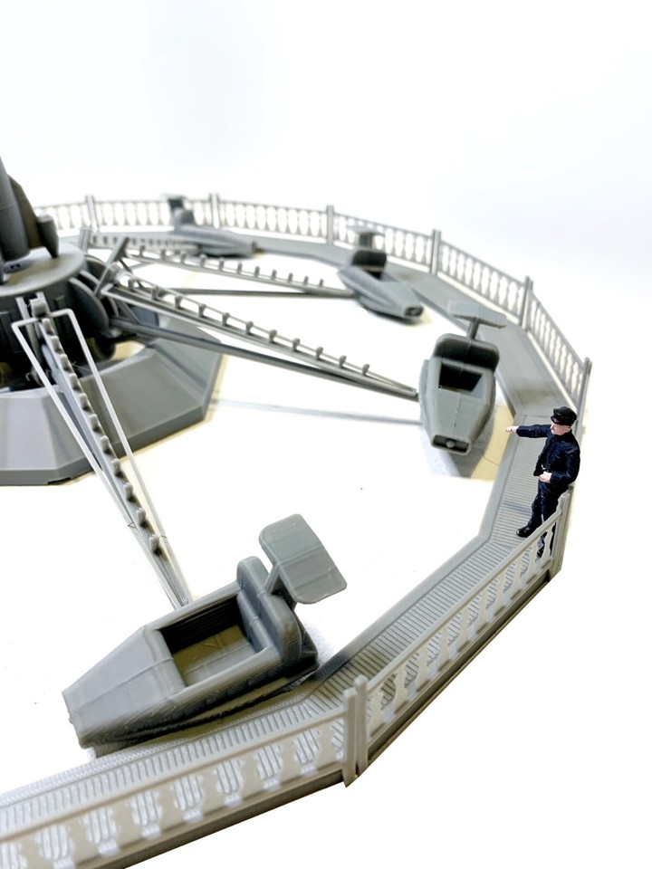DAPR- 1:50 Scale Model Scenery Building Kit - Motorised Fairground Jets ...