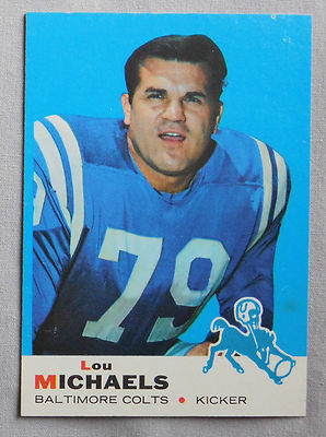 1969 Topps Lou Michaels Baltimore Colts #116 Football Card nm+ | eBay