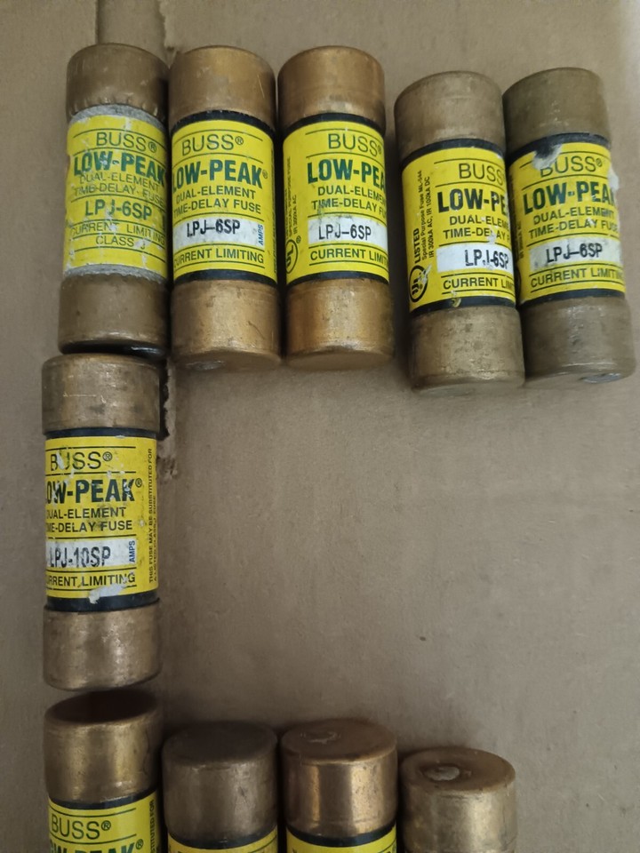 Bussmann Various Types LPJ Fuses Lot Of 23 | eBay