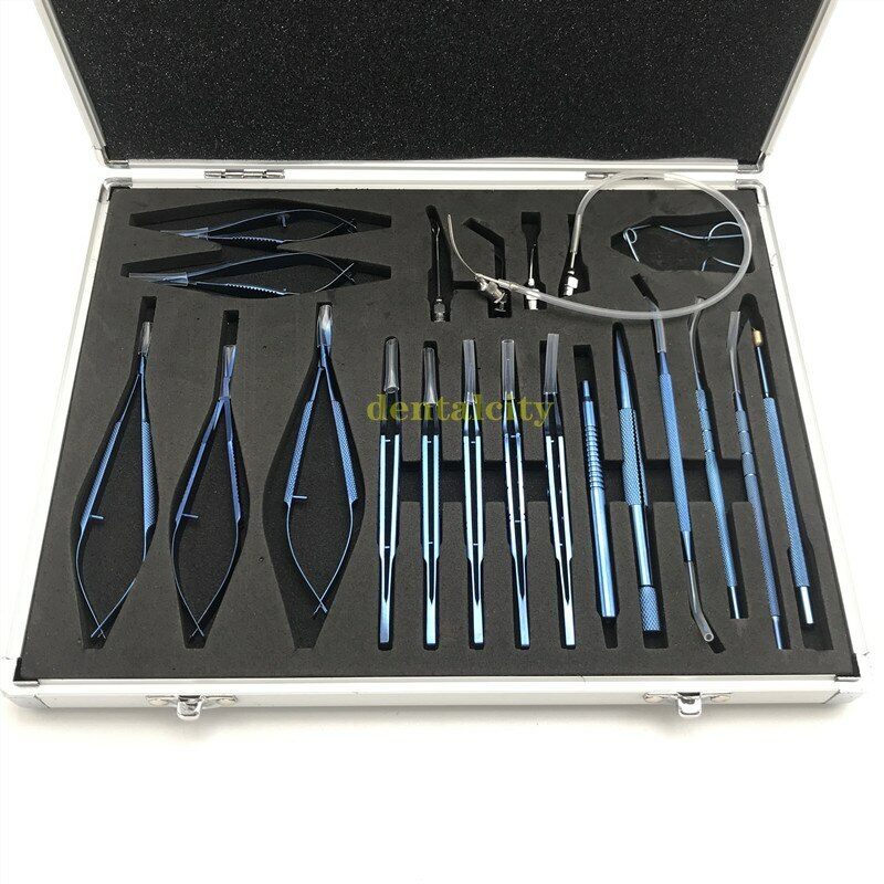 Ophthalmic Cataract Micro Surgery Surgical Instruments with case box ...