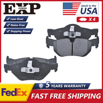 For BMW E82 E84 E88 E90 E91 E92 Rear Ceramic Brake Pad Set D1267-7286 ...