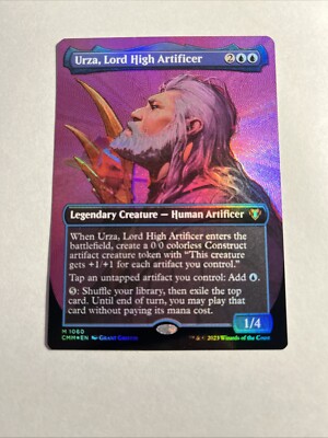 Urza, Lord High Artificer (Textured Foil) - Commander Masters MTG ...