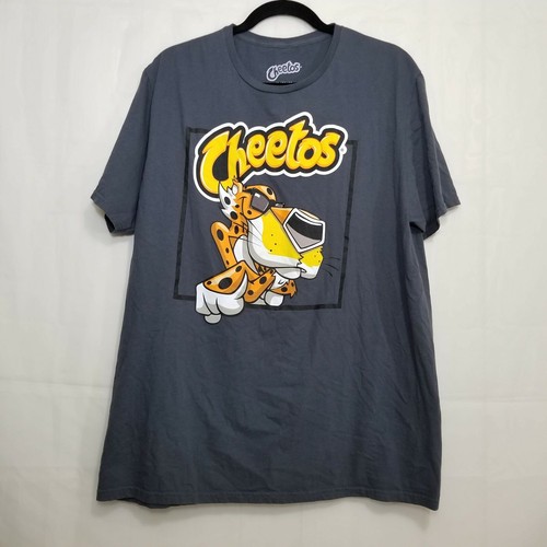 Cheetos Chester Cheetah graphic tshirt gray size XL u… - Gem