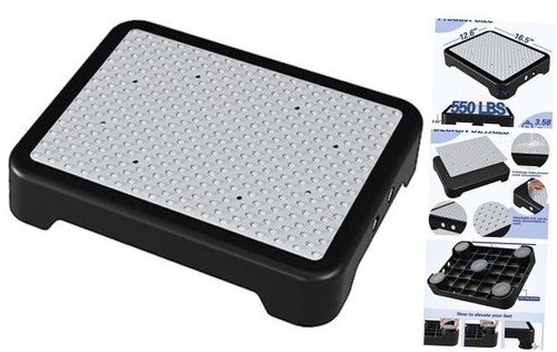 Mobility One Step Stool, Heavy Duty Indoor/Outdoor Non-Slip Step Black ...