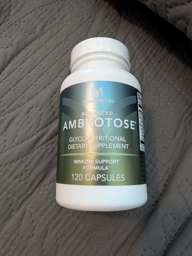 Mannatech Advanced Ambrotose 120 Capsules EXP 07/26 Immune Support ...