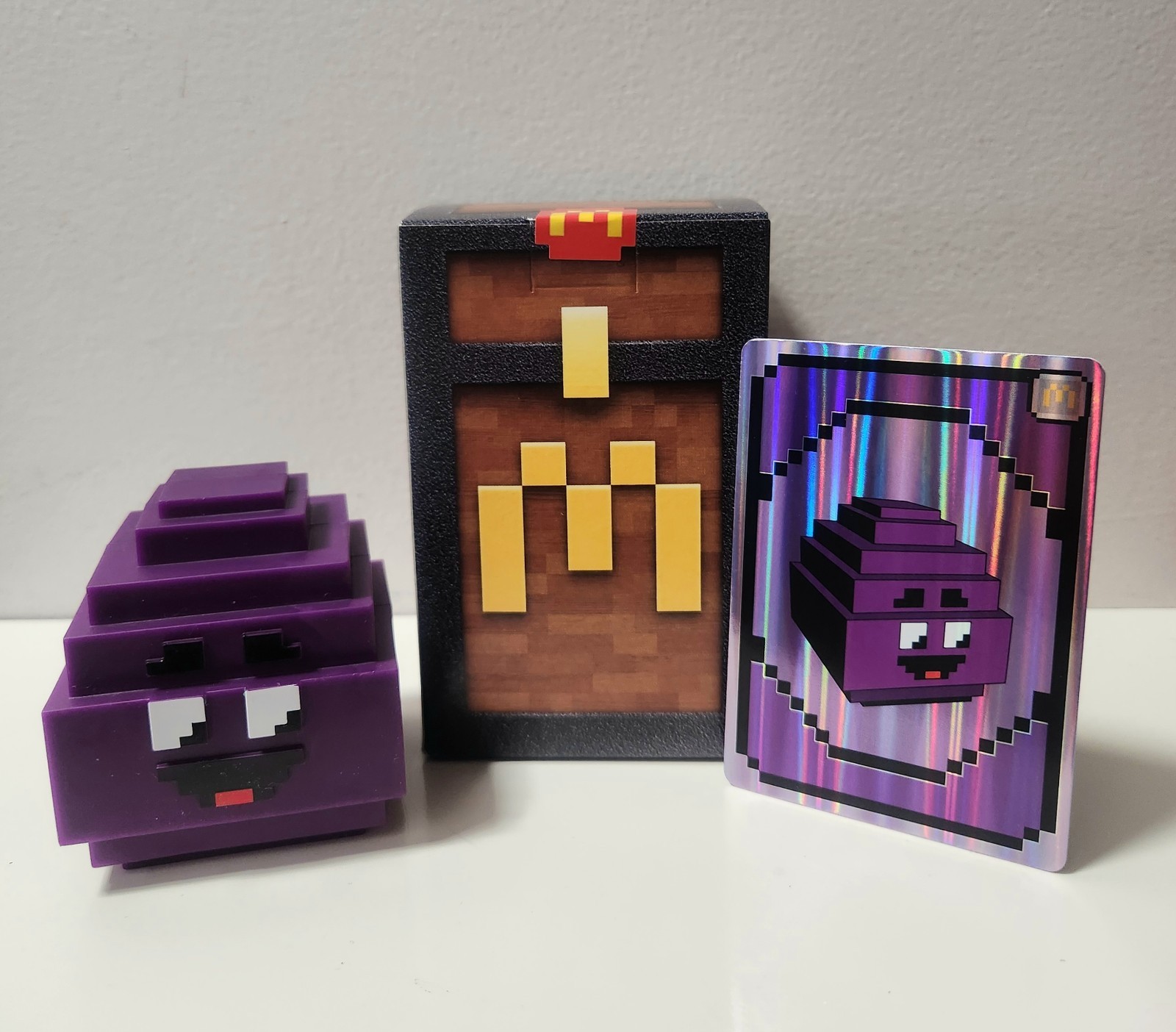 McDonald’s 2025 Minecraft Movie Meal Grimace Egg Toy with Card/Unused ...