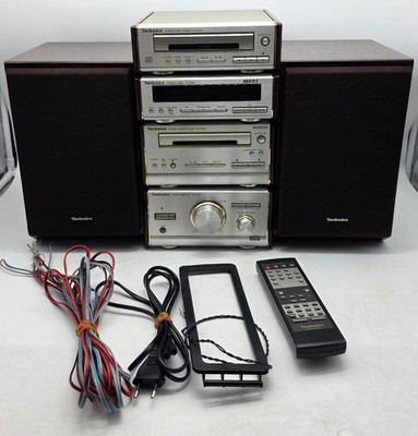 Technics HD501 SL/RS/ST/SE (CD/Tape/Tuner )+ 2× SB-HD501 Rarität ...