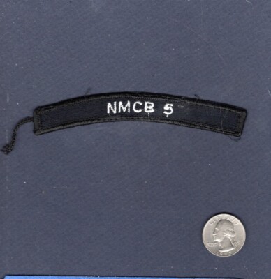 NMCB-5 Mobile Construction Battalion Unit 5 US Navy SEABEES Uniform ...