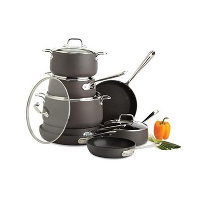 HA1 Hard Anodized Nonstick Cookware Set 13 Piece Induction Oven 13 ...