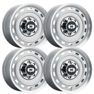 (Set-4) Vision 54 Cheyenne 20X10 8x6.5 -25mm Silver wheels rims 20 Inch ...