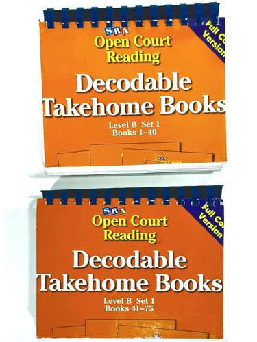 SRA Open Court Reading DECODABLE READERS Books 1-75 Homeschool Teaching ...