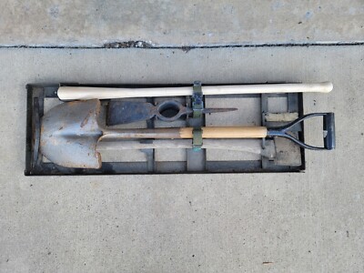 WW2 Pioneer tool Rack Kit w/ straps & tools Dodge GMC CCKW Diamond T ...