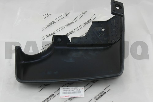 7660860100 Genuino Toyota mudguard sub-Assy, trimestre, Panel Trasero ...