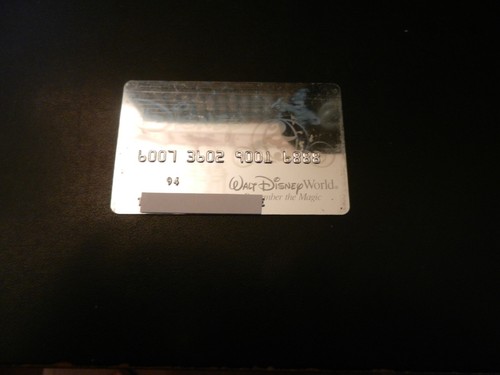 *DISNEY 25th ANNIVERSARY ISSUE* EXPIRED RARE, VINTAGE CREDIT CARD! | eBay