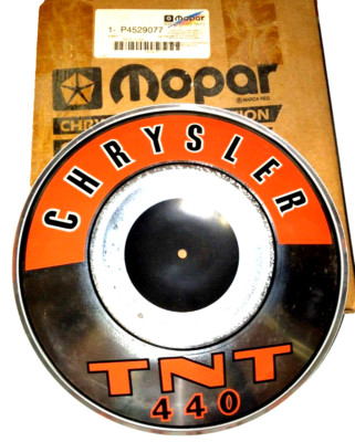 Mopar OEM-NOS PIE TIN For - CHRYSLER TNT 440 in Orange! READ ALL ...
