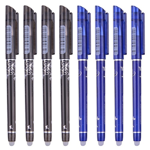 12x 0.5mm Gel Ink Pen Friction Erasable Smooth Writing School Office ...