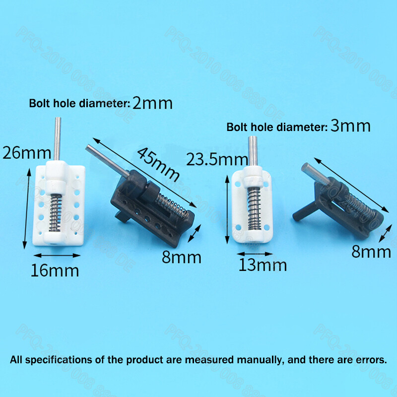 RC Canopy Hatch Lock Latch 23.5x13x8mm 26x16x8mm Airplane Cockpit Cover ...