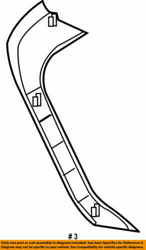 BMW X5 M E70 X5 3.0D 3.0SD 3.0SI LEFT TRUNK LID PANEL TRIM 51497172129 ...