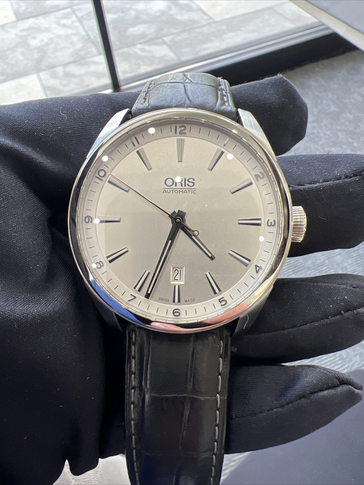 Oris Culture Silver Men's Watch - 01 733 7642 4031-07 5 21 80FC for ...