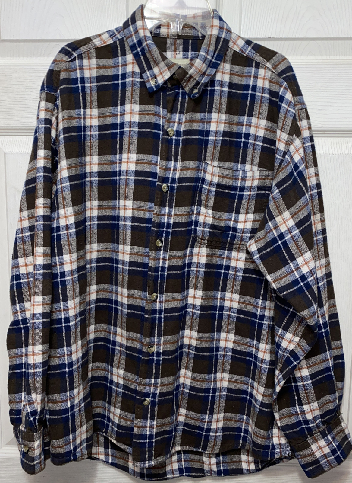 Hobbs Creek Size L Plaid Flannel Shirt | eBay