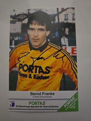 BERND FRANKE Autogramm Signiert Autograph Signed Original ...