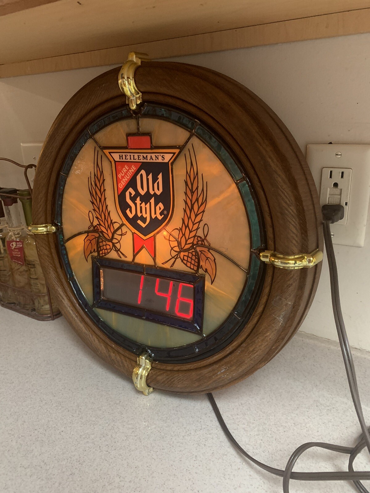 Vintage Heileman’s 1988 Old Style Beer Light Sign Digital Clock | eBay