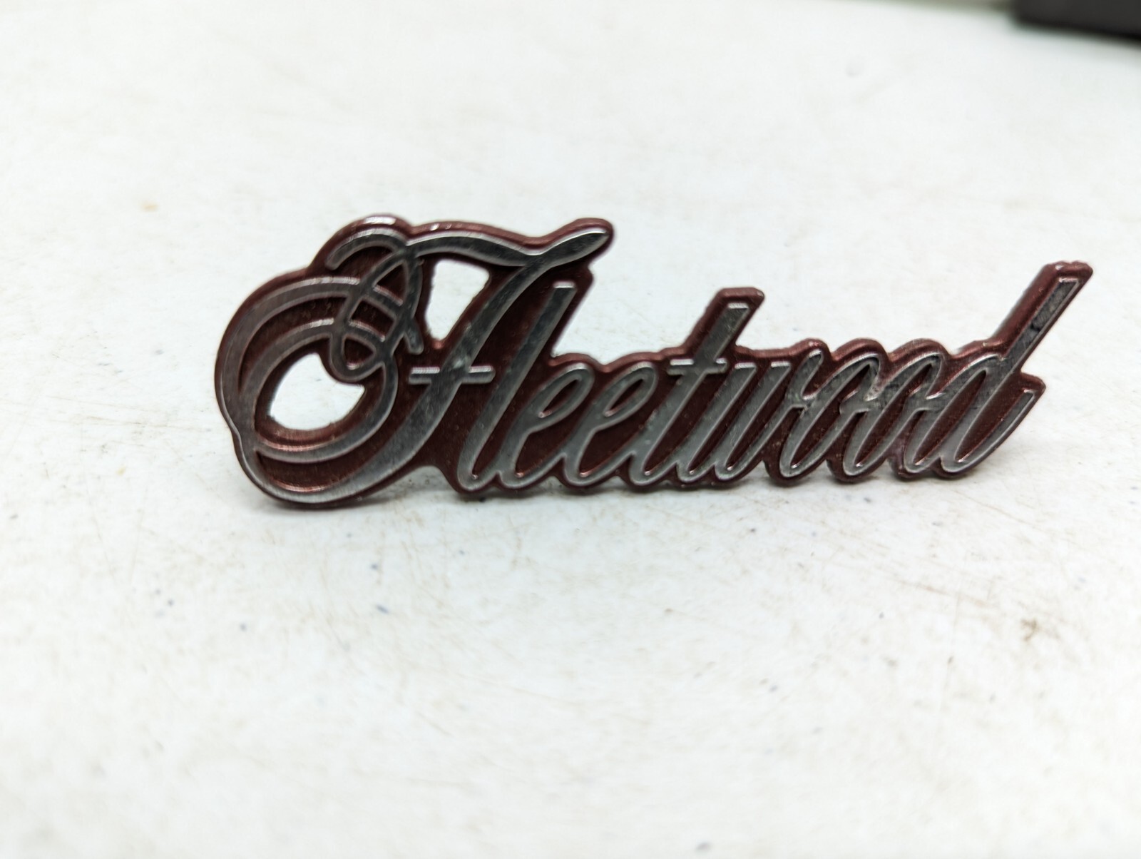 Vintage Cadillac Metal Fleetwood Emblem Scripts 20082675 | eBay