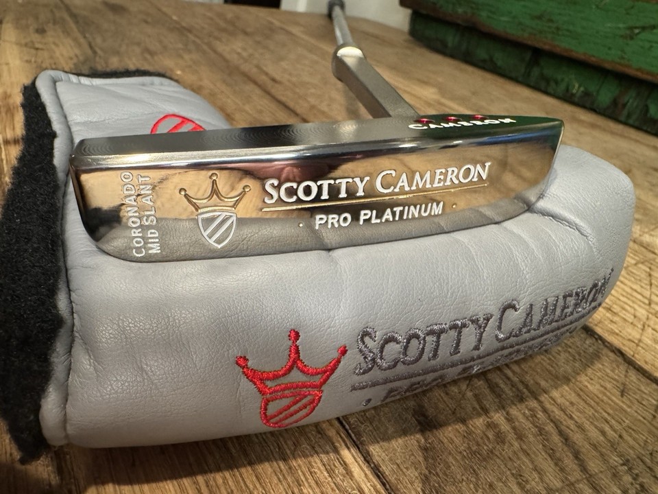 *NICE* Scotty Cameron Pro Platinum Coronado Mid slant RH 35” W ...