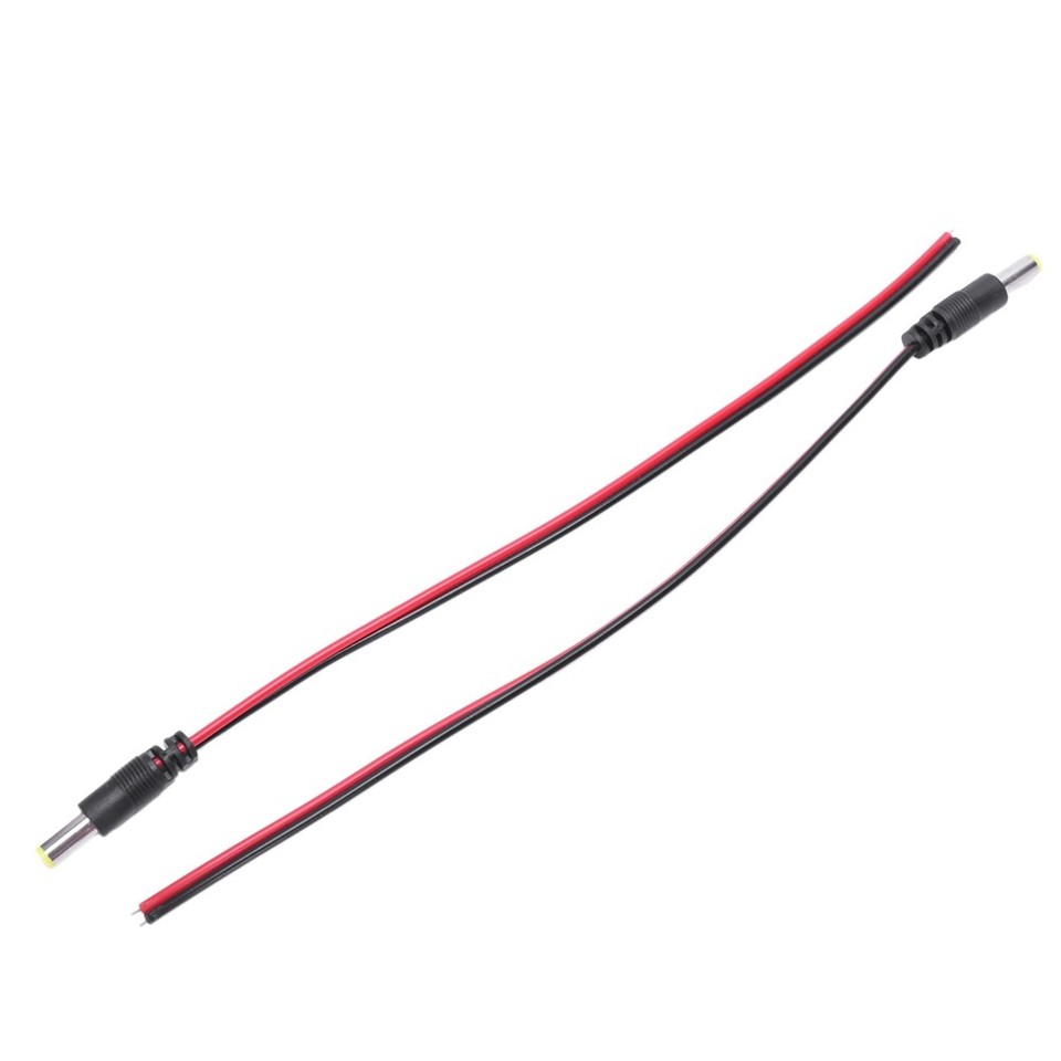 60 Pc 5,5 x 2,1mm Dc Jack Plug Cctv di Collegamento Della Telecam6516 ...