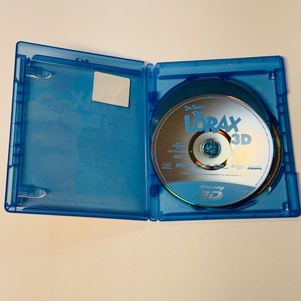 The Lorax (3D Blu-ray/Blu-ray/DVD, Digital, 2012) Target with RARE ...