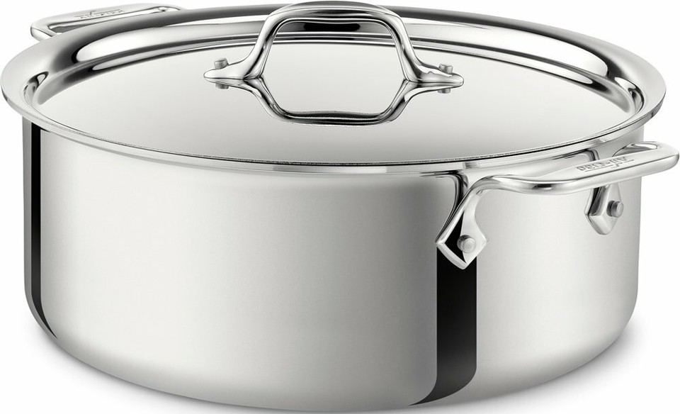 All-Clad 6-Qt 4506 SS Tri-Ply Soup Pot with Lid (DENT) | eBay