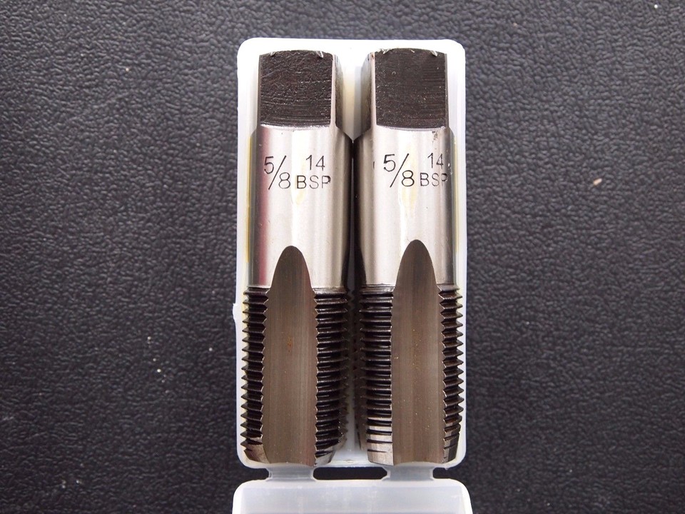 BSP TAP SET 1/8 3/8 3/4 5/8 7/8 1/2 INCH NEW BRITISH STANDARD THREAD ...