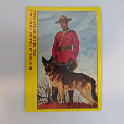 VINTAGE 1973 O-PEE-CHEE RCMP TRADING CARDS Replacement Card #21 OF 55 ...