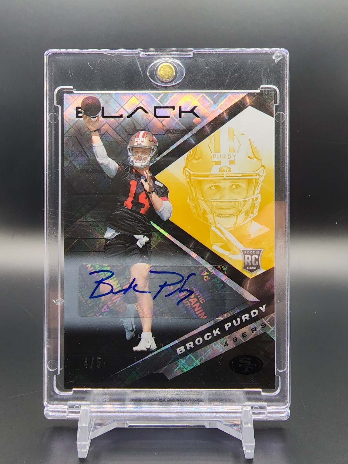 2022 Panini Black Brock Purdy Rookie Auto /5 | eBay