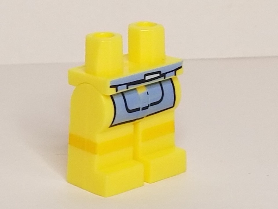 LEGO Legs with Apron Blue Light Yellow Waitress Seamstress Mother ...